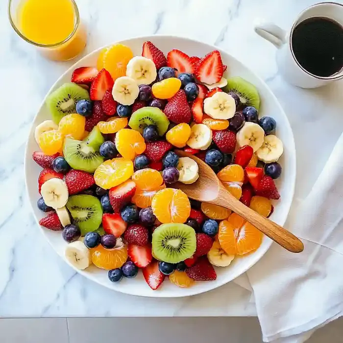 Quick and Easy Breakfast Fruit Salad | Bake it Well